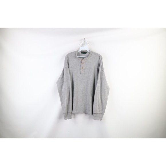 Abercrombie & Fitch | Shirts | Vintage 9s Abercrombie Fitch Large Ribbed Knit Long Sleeve Henley ...